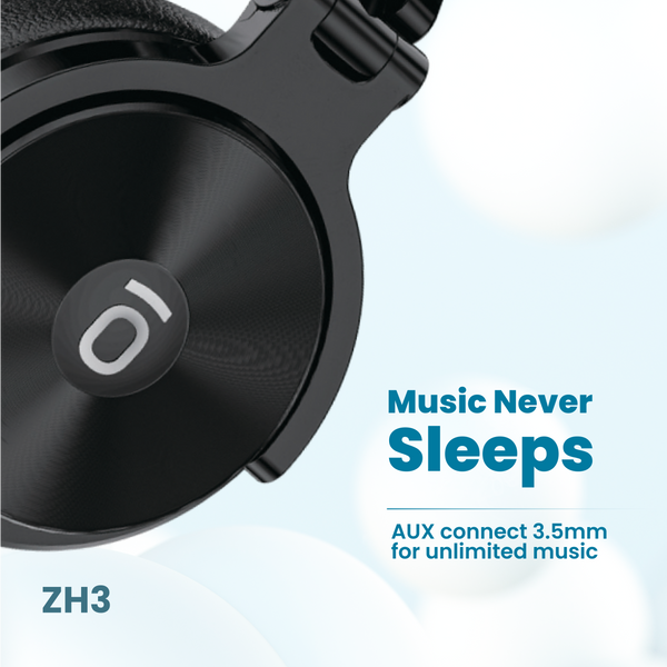 ZON ZH3 Wireless Bluetooth Over-The-Ear Headphone for Hi-Fidelity Musi ...